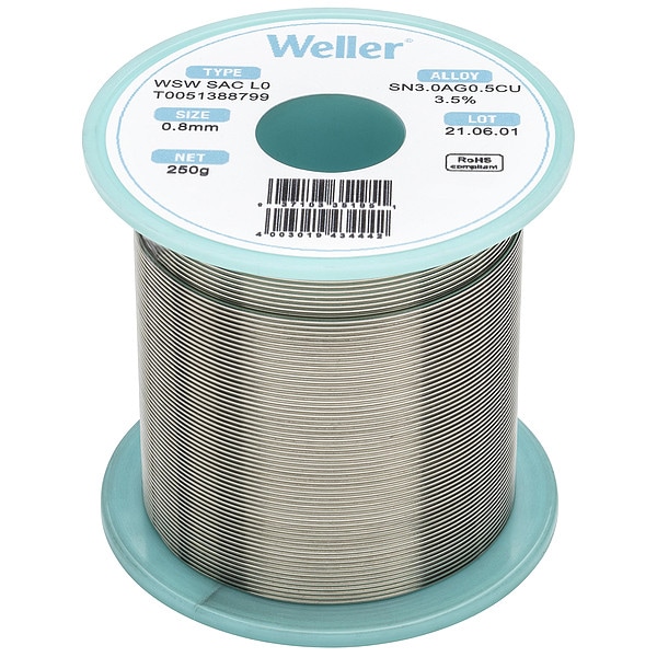 Weller Solder Wire T0051388799 | Zoro