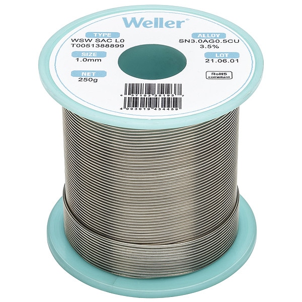 Weller Solder Wire T0051388899 | Zoro