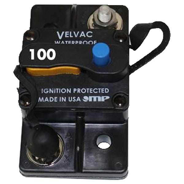 Velvac Automotive Circuit Breaker, Type III Series, 100 A 091007 | Zoro