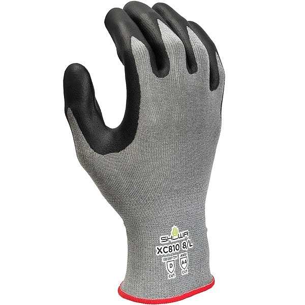 Showa Cut Resistant Glove, A4 Cut Level, 18 ga XC810S-06 | Zoro