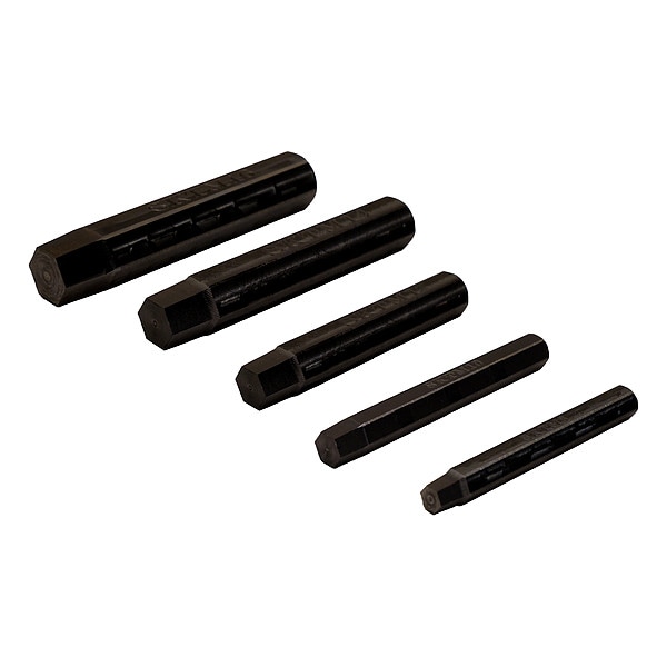 Quick Outs Screw Extractor Set, Hex Drive, (5) Pieces ZEXTC-SETM6-M14 ...