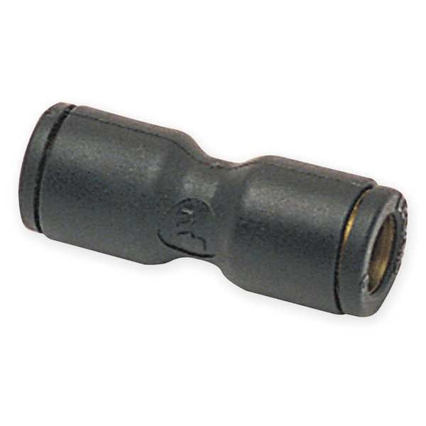 Legris Nylon Union, Push-to-Connect x Push-to-Connect, For 6mm x 6 mm Tube OD, Black, 10 PK 3106 ...