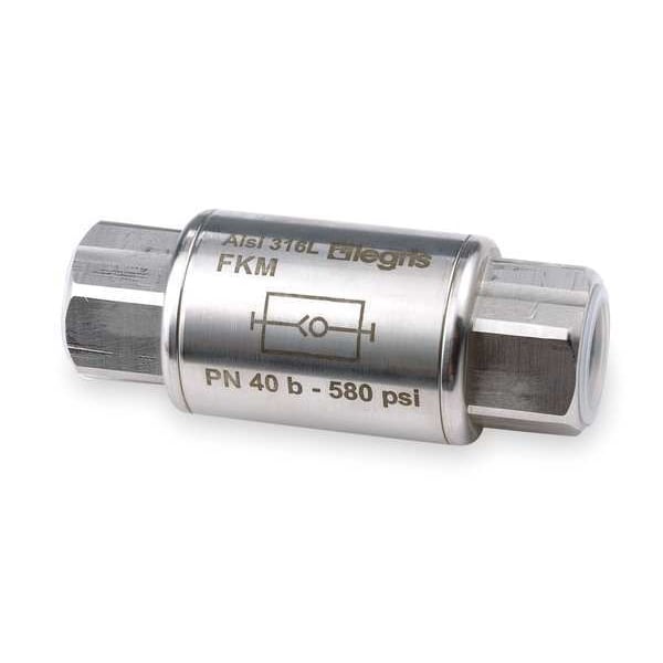 Legris 1/4" FNPT Stainless Steel Spring Check Valve PK2 4895 14 14 | Zoro