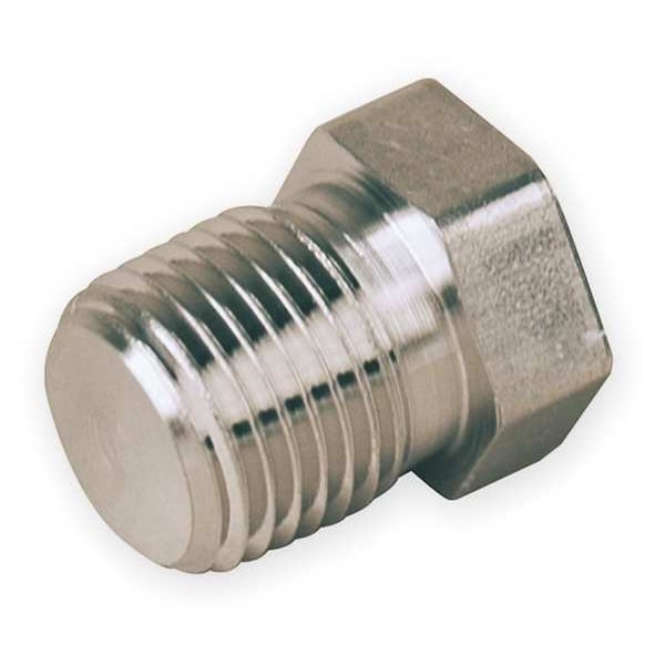 Parker 3/4" MNPT 316 SS Hex Head Plug 12 PH-SS | Zoro