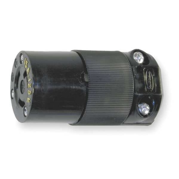 Hubbell Wiring Device-Kellems Locking Connector, L5-15R, 15 A, 125V AC ...