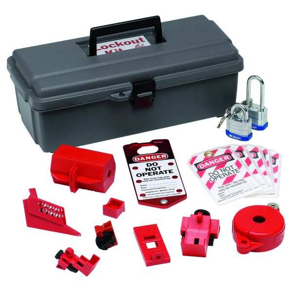 Brady Portable Lockout Kit, Electrical/Valve 65289 | Zoro