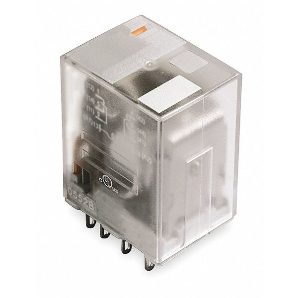 Dayton Plug-In Relay, 24VDC Coil Volts, Square, 8 Pin, DPDT 1EHH2 | Zoro