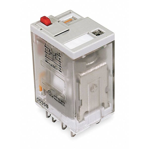 Dayton General Purpose Relay, 120VAC Coil Volts, Square, 8 Pin, DPDT 1EHH8 | Zoro