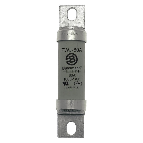 BUSSMANN 80A, 1000V AC, Fast-Acting, Semiconductor Fuse, - FWJ-80A