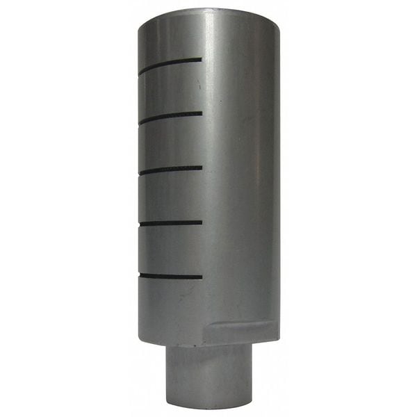 Speedaire Silencer Muffler, 3/8 In FNPT, 1 In Hex 1EJW9 | Zoro