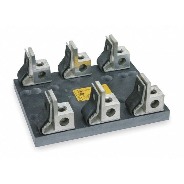 Eaton Bussmann Fuse Block, 3 Poles, Box H25200-3CR | Zoro