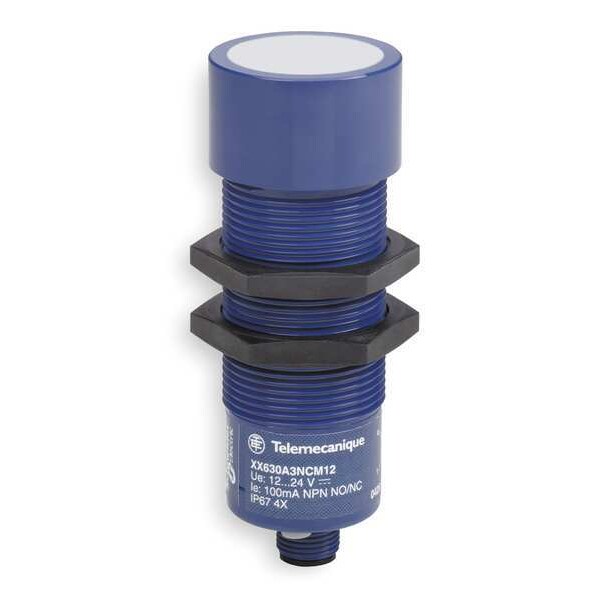 Telemecanique Sensors Ultrasonic Sensor, Analog, 120mm, 30mm dia ...