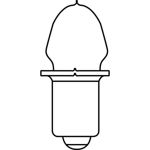 Current GE LIGHTING 4.0W, B3 1/2 Miniature Incandescent Light Bulb ...
