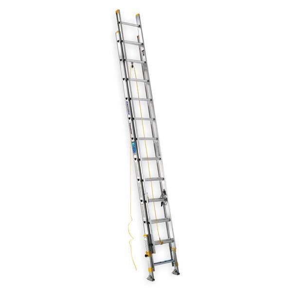 Werner 24 ft Aluminum Extension Ladder, 250 lb Load Capacity D1824-2EQ ...
