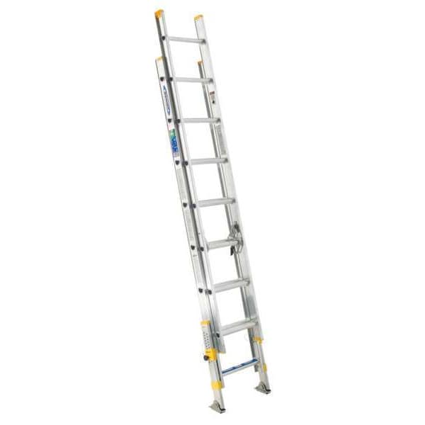 Werner 20 ft Aluminum Extension Ladder, 250 lb Load Capacity D1820-2EQ ...