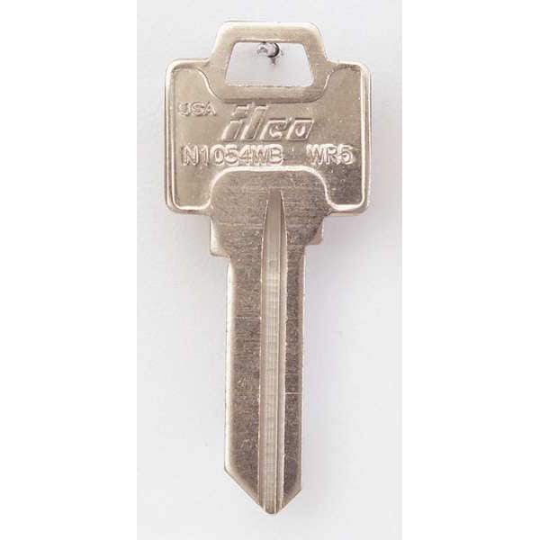 Kaba Ilco Key Blank, Brass, Type WR5, 5 Pin, PK10 N1054WB-WR5 | Zoro