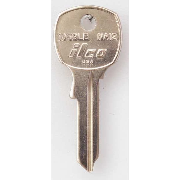 Kaba Ilco Key Blank, Brass, Type NA12, 5 Pin, PK10 1069LB-NA12 | Zoro