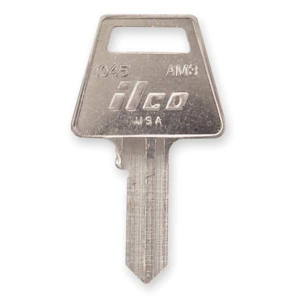 Kaba Ilco Key Blank, Brass, Type AM3, 5 Pin, PK10 1045-AM3 | Zoro