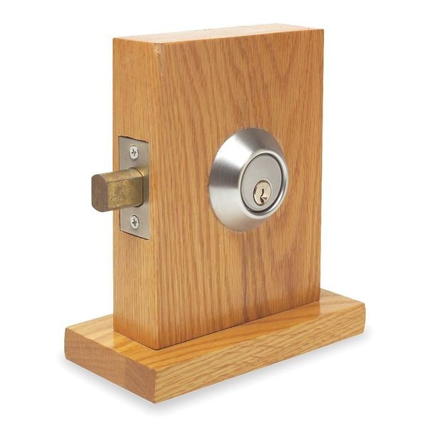 Kaba Ilco Deadbolt, HD, Satin Chrome 45-1-4-04-26D-5-2-5-SC-KD | Zoro