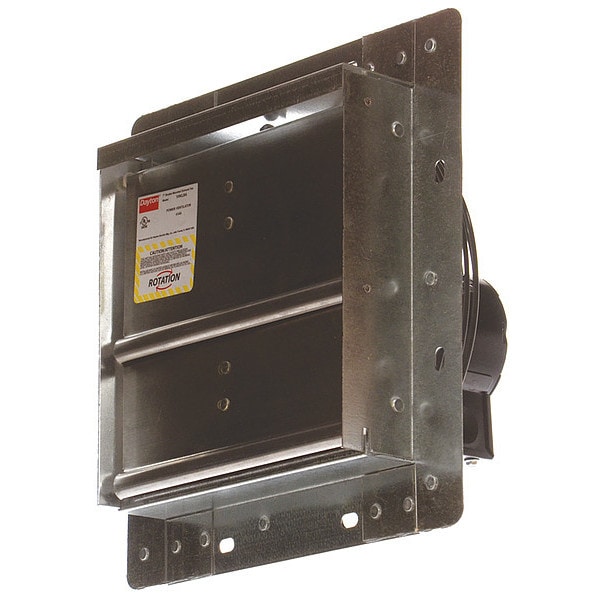 Dayton Shutter Mount Exhaust Fan, 7", Variable Speed, 242 cfm, 115V ...