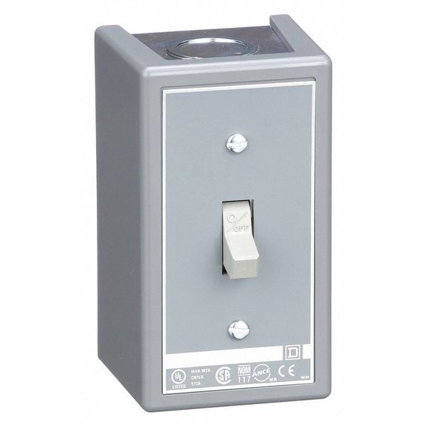 Square D Manual Motor Switch, NEMA, 30A, 600V 2510KG1 | Zoro