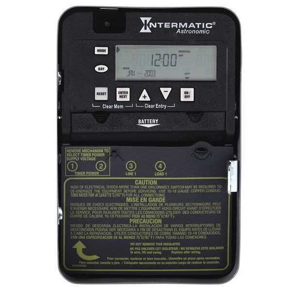 Intermatic Electronic Timer, Astro 7 Days, SPST ET8015C | Zoro