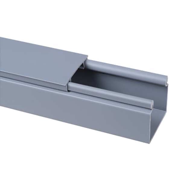 Panduit Wire Duct for Hinging Cover, Gray, L 6 Ft HS2X2LG6NM | Zoro
