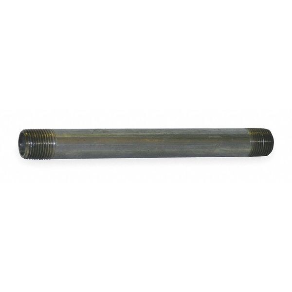 Zoro Select 1/8" x 60" NPT Threaded Black Pipe 1LLW7 | Zoro