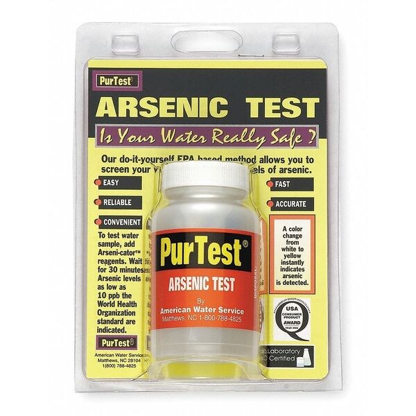 Purtest Water Analysis, Arsenic Test 777045 | Zoro