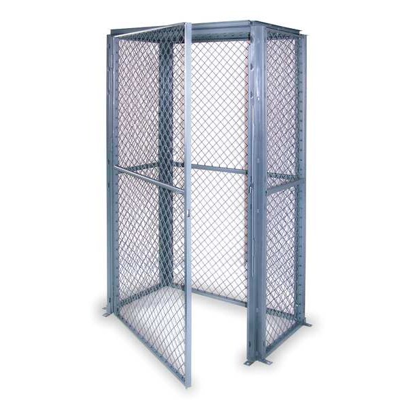 Husky Rack & Wire Secured Shelving Enclosure, 45 In x 72 In SWL362472 ...