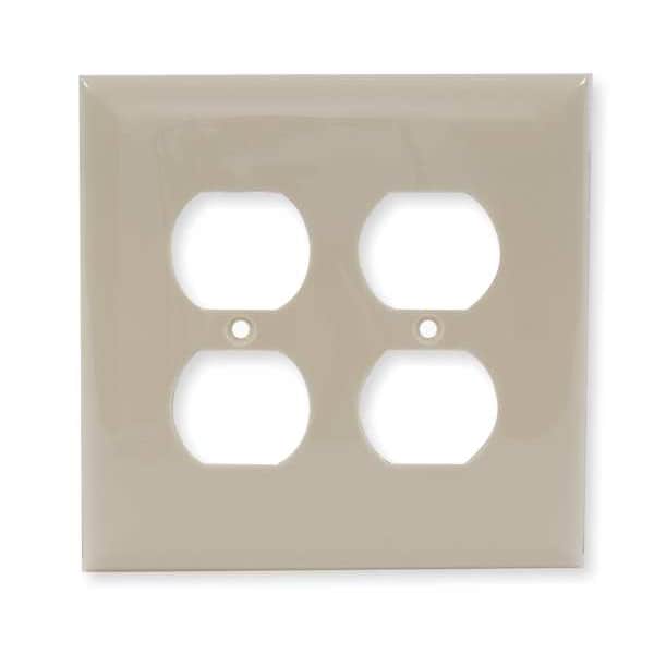 Hubbell Wiring Device-Kellems Duplex Receptacle Wall Plates and Box ...