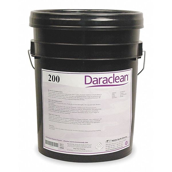 Rustlick Aqueous Cleaner, Daraclean(R) 200, 5 Gal 01-6020-40R | Zoro