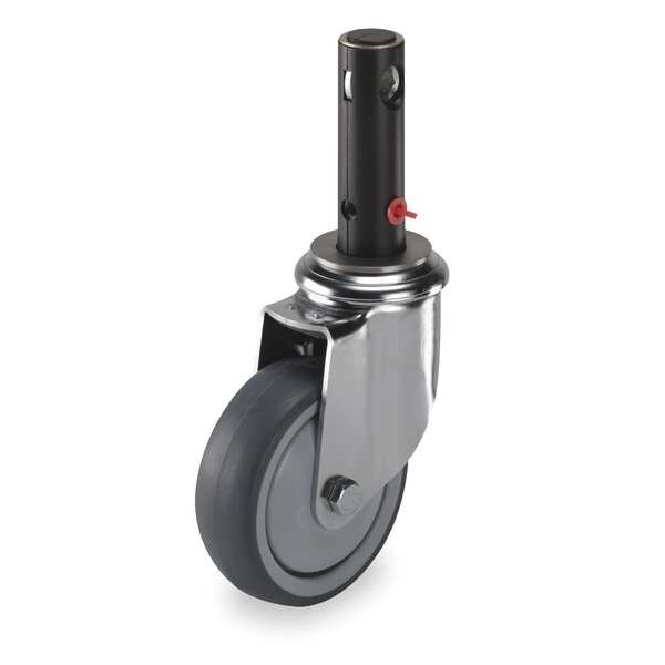 Medcaster Caster, Hospital Bed, 8 In, 330 Lb Cap MB08PYP125DTCL01G | Zoro