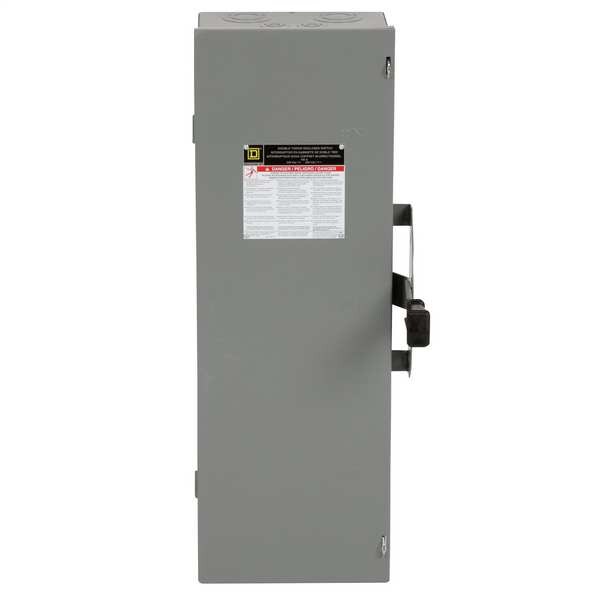 Square D Nonfusible, Safety Switch, Heavy Duty, 240 V, 3PDT DTU323 | Zoro