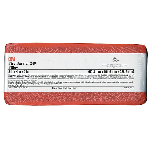 3M Fire Barrier Pillow, 9 In. L, 4 In. W FB-249* | Zoro