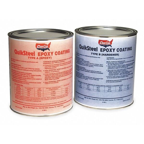 Blue Magic Epoxy Coating, Dark Gray, 256 oz. 9256 | Zoro