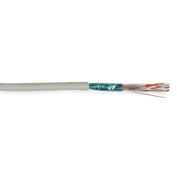 Genspeed Cable, Cat 5e, 24 AWG, 1000 ft, White 2133774E | Zoro