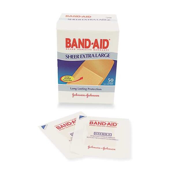 Honeywell Adhesive Bandage, Beige, Plastic, PK50 033002B | Zoro