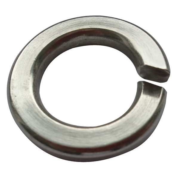 Zoro Select Split Lock Washer, 316 Stainless Steel, Plain Finish, 100 ...