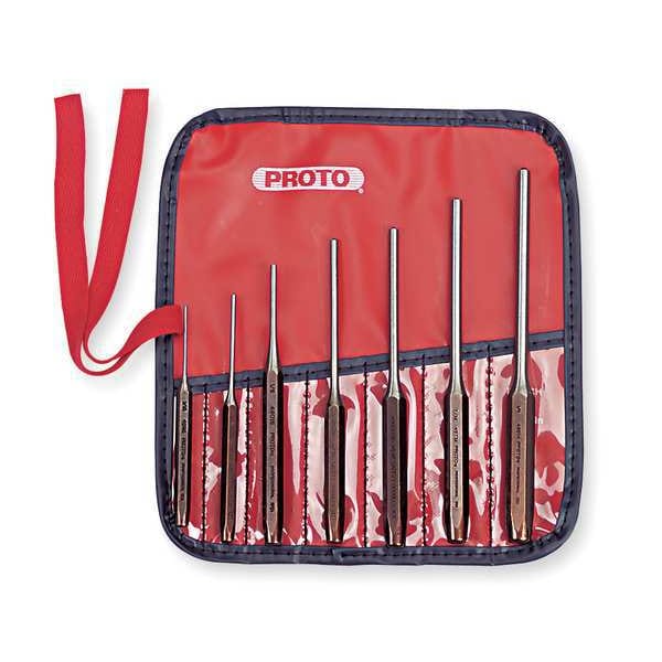 Proto Roll Pin Punch Set, Not Tether Capable J49007 | Zoro