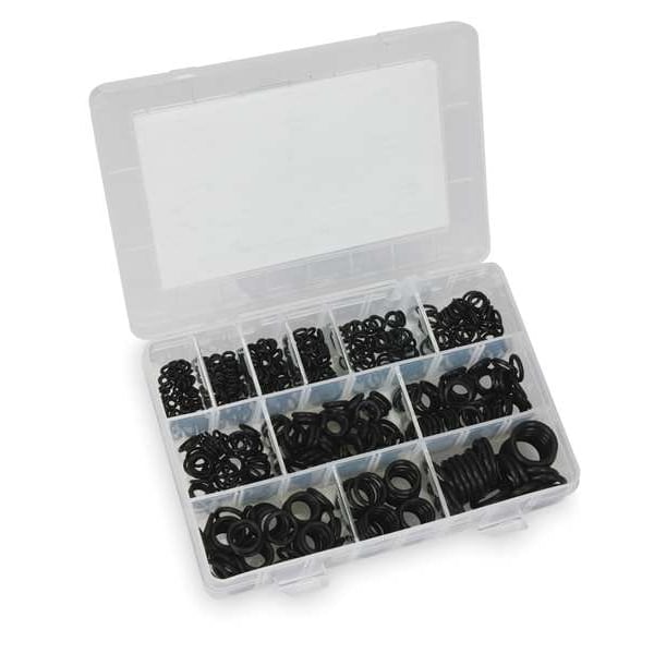 Zoro Select O-Ring Assortment, Viton, 550 Pcs, 12 Sizes 1RGZ4 | Zoro