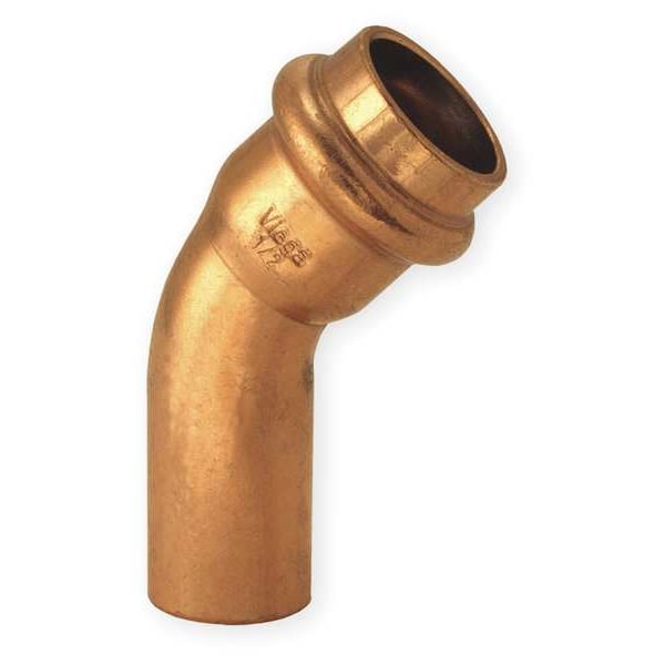 Viega Viega ProPress 45 street elbow, 1/2" x 1/2" 77637 | Zoro
