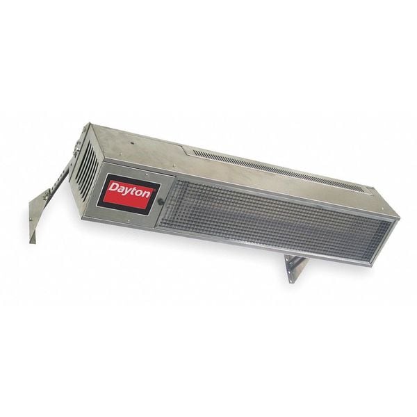 Dayton Infrared Patio Heater, LP, 34,000 BtuH Input, 8-1/2" H x 45-1/4 ...