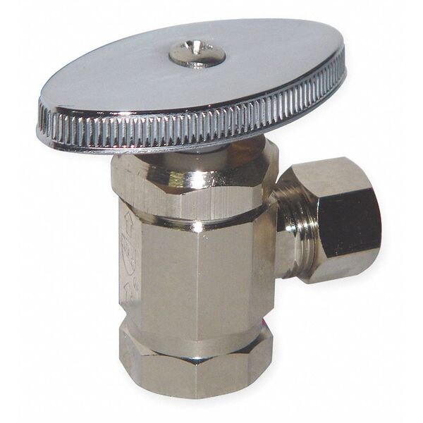 Zoro Select Multi-Turn Stop, Angle, 3/8 Inx3/8 In 1RWF4 | Zoro