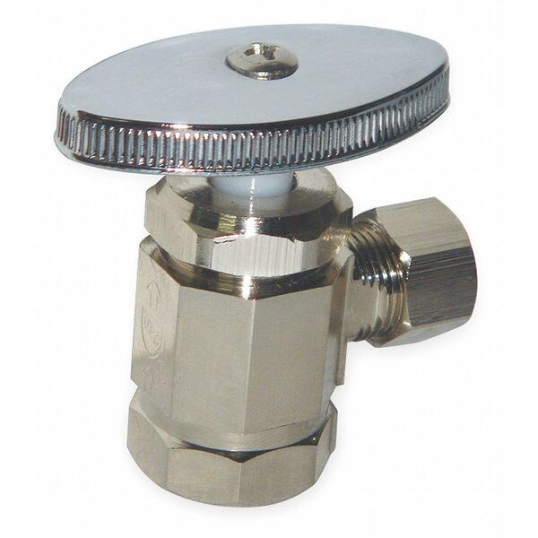 Zoro Select Multi-Turn Stop, Angle, 1/2 Inx3/8 In 1RWF5 | Zoro