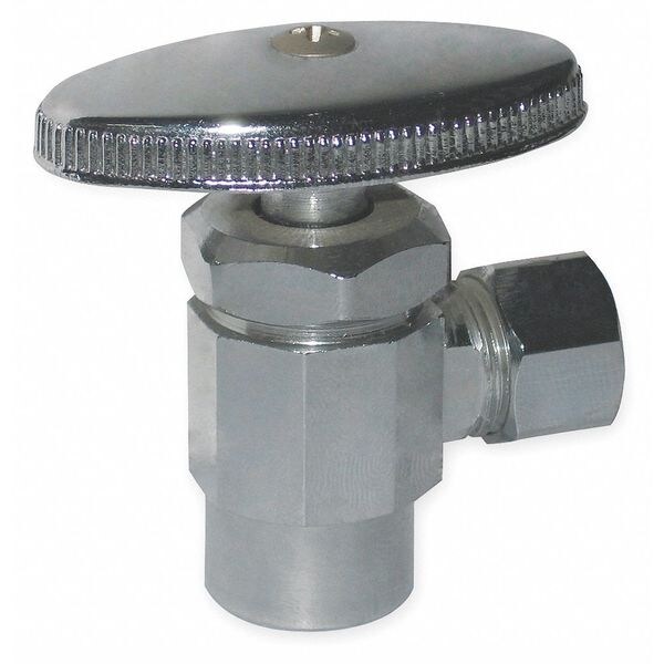 Zoro Select Multi-Turn Stop, Angle, 1/2 Inx3/8 In 1RWC2 | Zoro