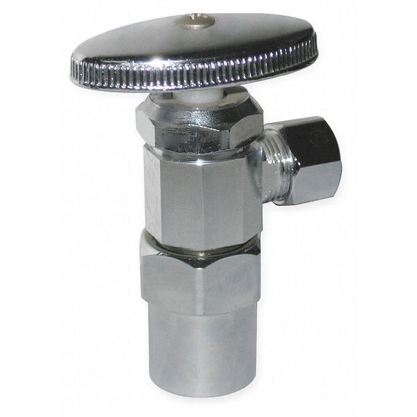 Zoro Select Multi-Turn Stop, Angle, 1/2 Inx3/8 In 1RWC4 | Zoro