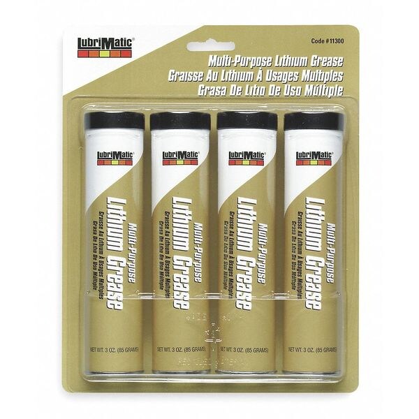 Plews-Lubrimatic 3 oz. Multipurpose Grease 4 PK 6ZKV7 | Zoro