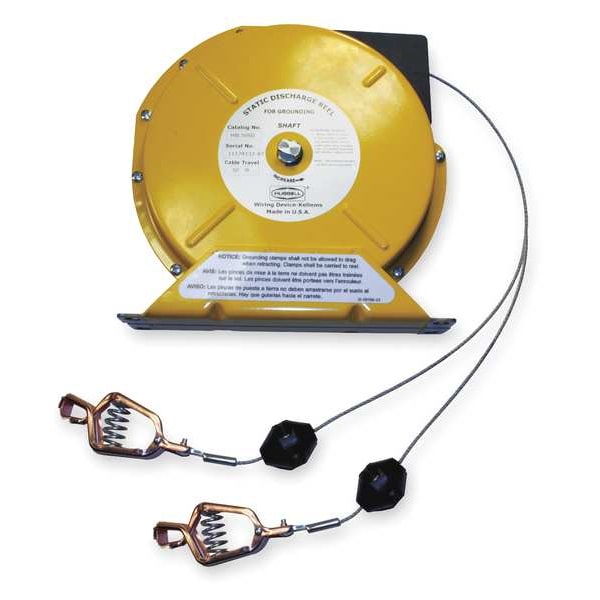 Hubbell Wiring Device-Kellems Cord Reel, Yellow Reel Color, 50 ft ...