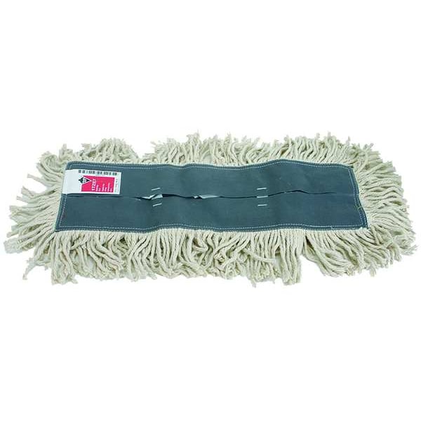 Tough Guy 48 in L Dust Mop, Slide On Connection, Cut-End, Gray/White ...